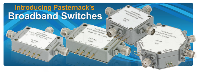 High Frequency PIN Diode RF Switches