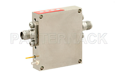 44 dB ゲイン、4 dB NF、11 dBm P1dB、18 GHz 〜 40 GHz、低ノイズ 広帯域 増幅器、2.92mm