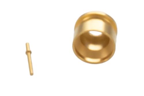Mini SMP Male Non-magnetic Smooth Bore Connector Solder Attachment ...