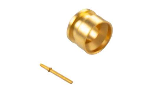 Mini SMP Male Non-magnetic Smooth Bore Connector Solder Attachment ...