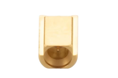 Mini SMP Male Full Detent Edge Mount PCB, 0.02 Inches Diameter