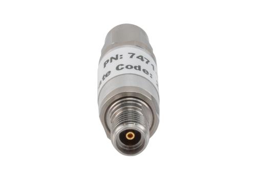 4dB RF fixed attenuator 2W, DC to 26.5GHz, 3.5mm male to female ...