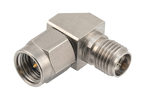 2.92mm Male to 2.92mm Female Miter Right Angle Adapter