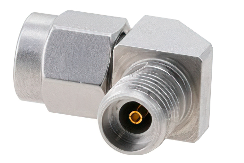 2.92mm Female to 3.5mm Male Right Angle Adapter