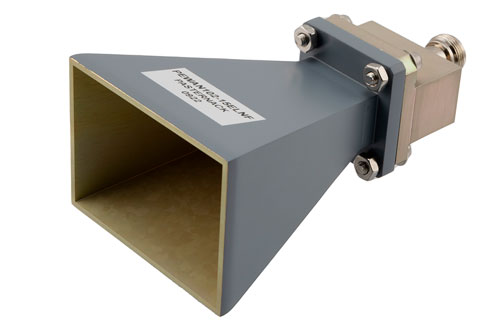 WR-102 標準 ゲインホーン, 15 dBi 利得, エンドランチ N メス コネクタ