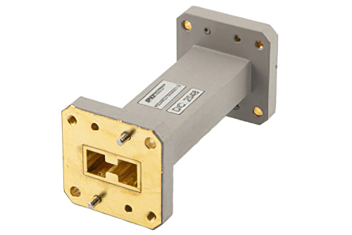 WRD-750 Straight Waveguide Section 3 Inch Length, UG-387/U-Mod Round ...